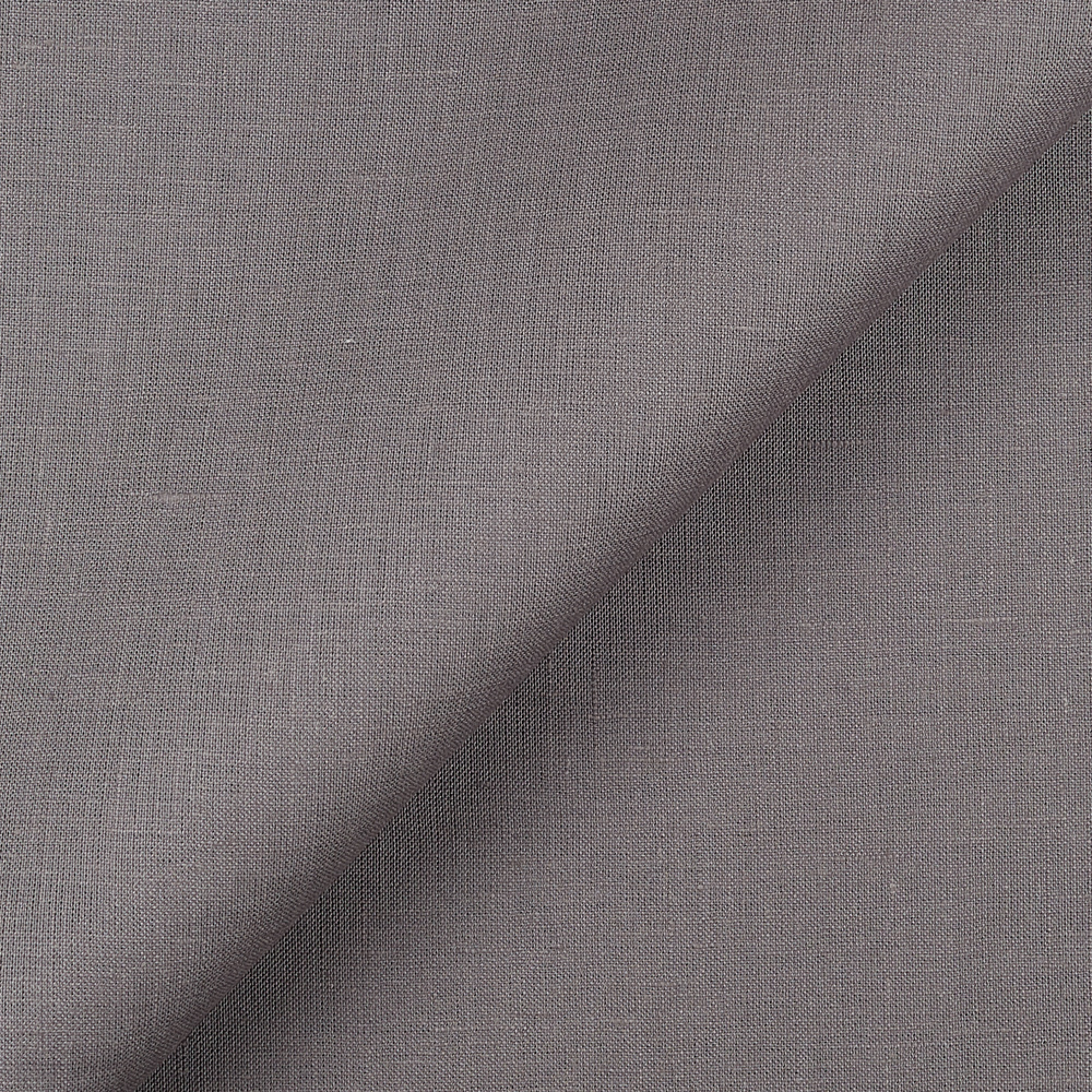 Fabric 1C64 100% Linen fabric ASPHALT Softened