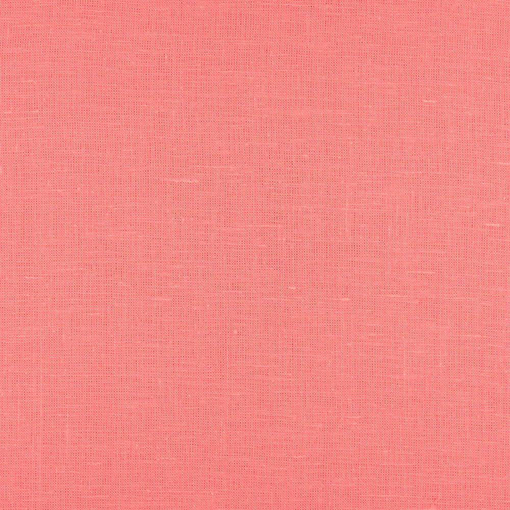 Fabric 1C64 100% Linen fabric CORAL REEF Softened