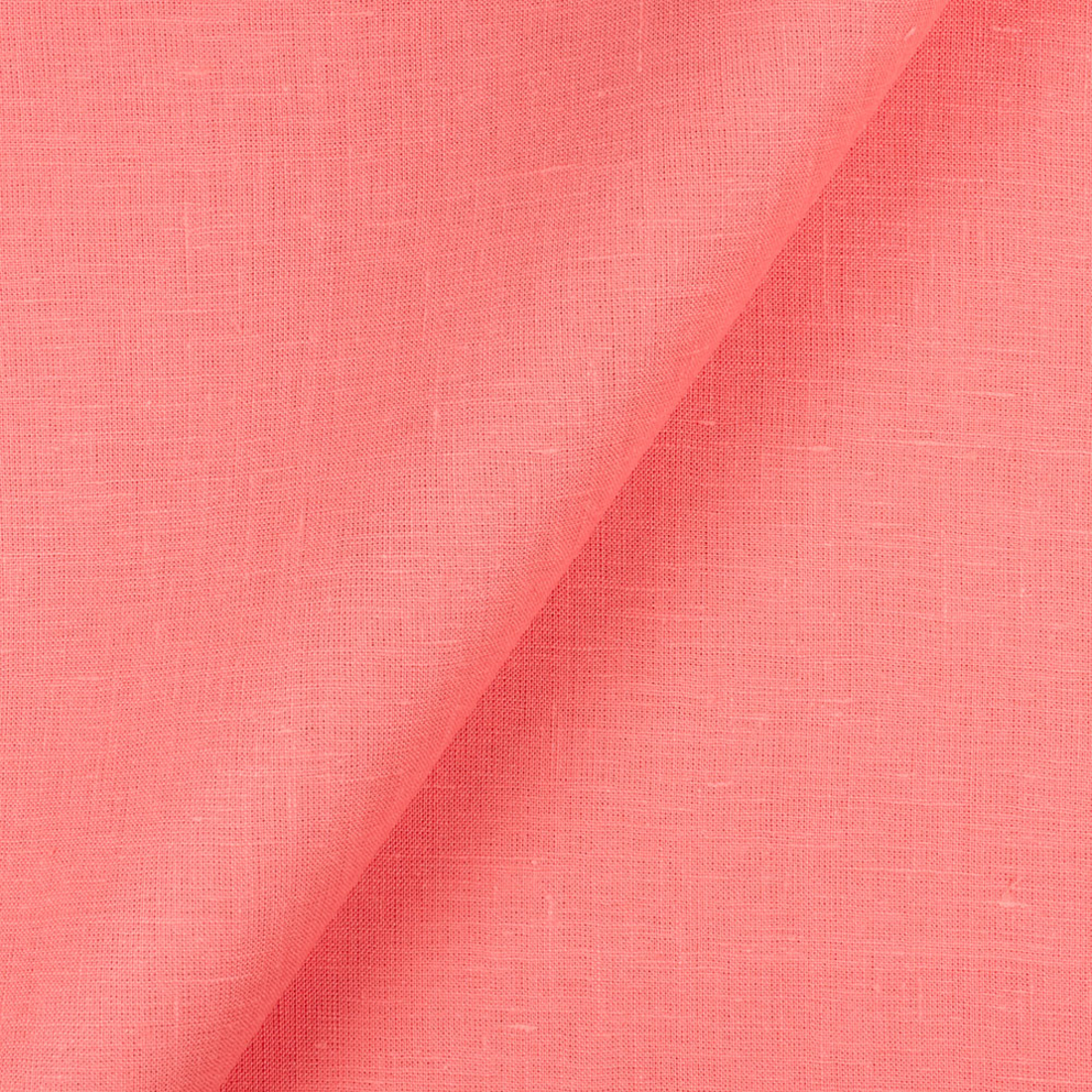 Fabric 1C64 100% Linen fabric CORAL REEF Softened