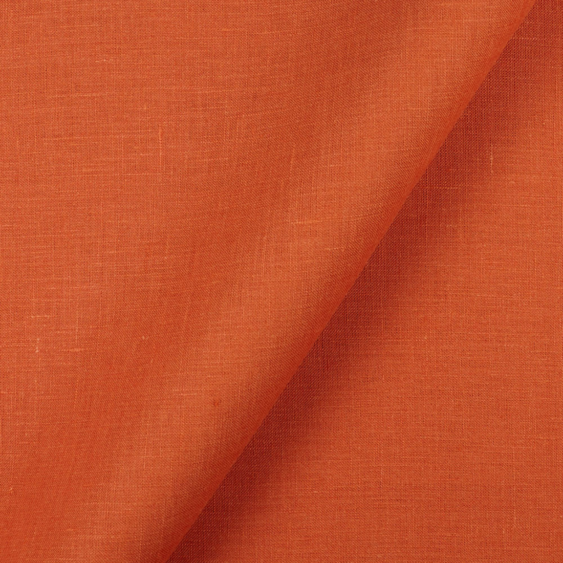 Fabric 1C64 100% Linen fabric RUST Softened
