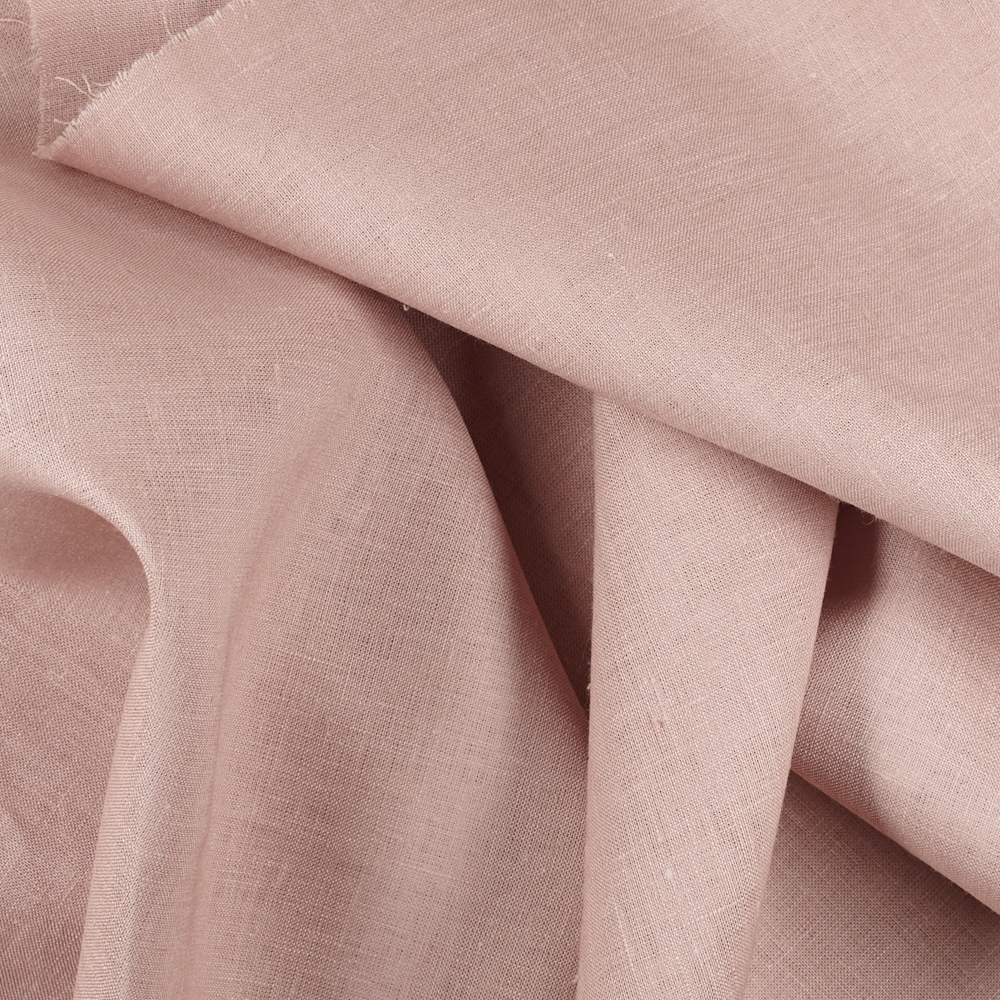 Fabric 1C64 100% Linen fabric SHADOW GREY Softened