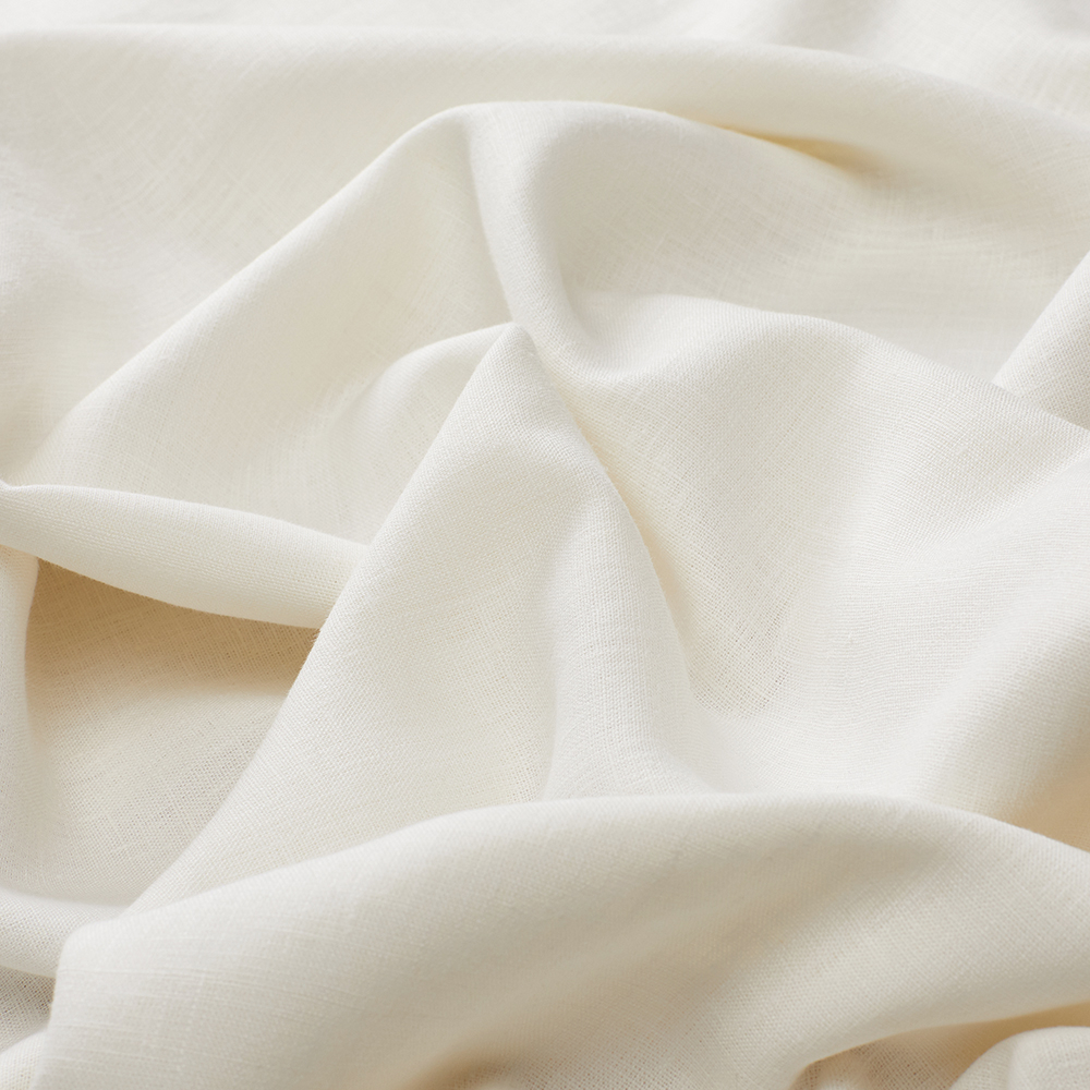 Fabric 4C22 Rustic 100% Linen Fabric Bleached Fs Premier Finish