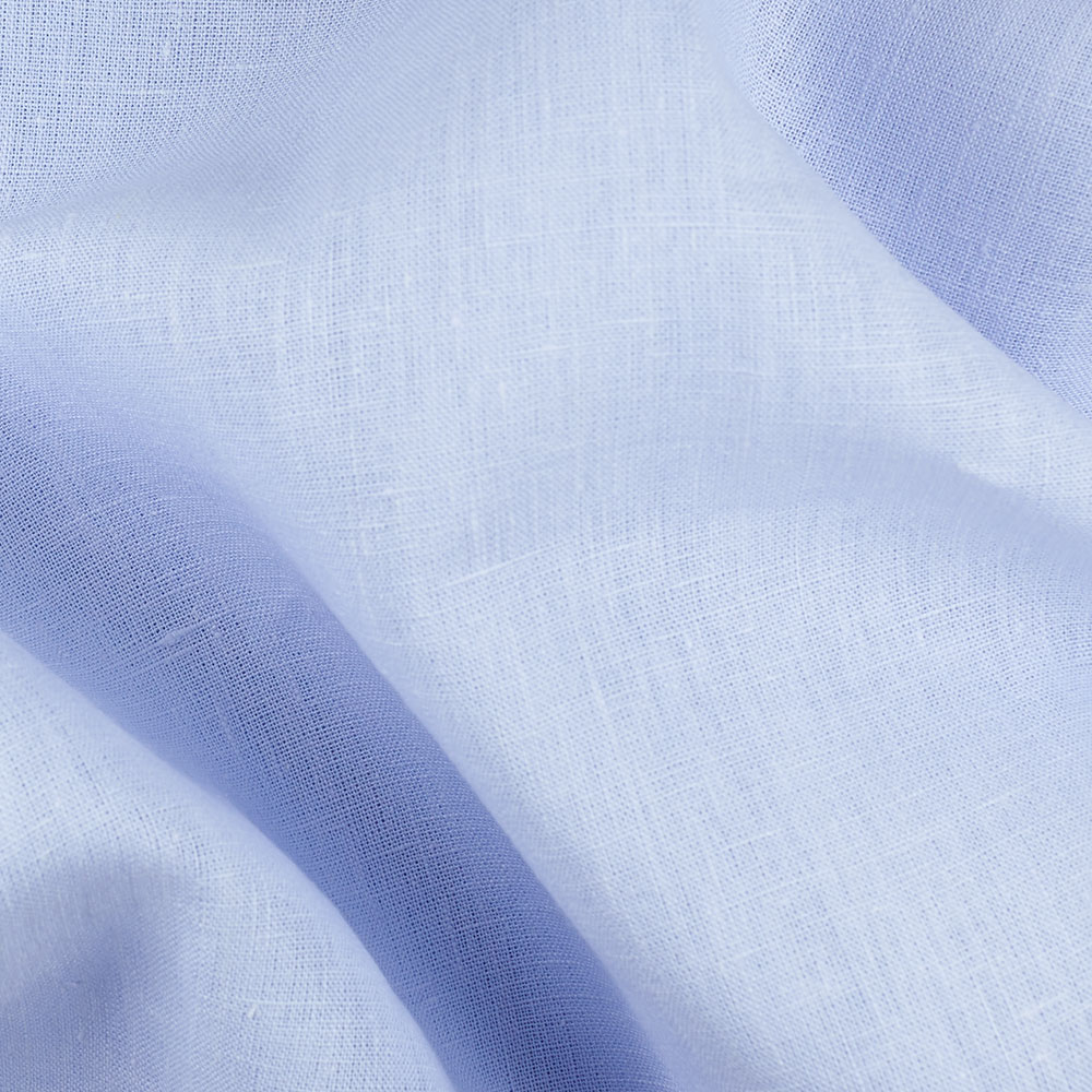 Fabric 4C22 100% Linen fabric BLUE BELL Softened