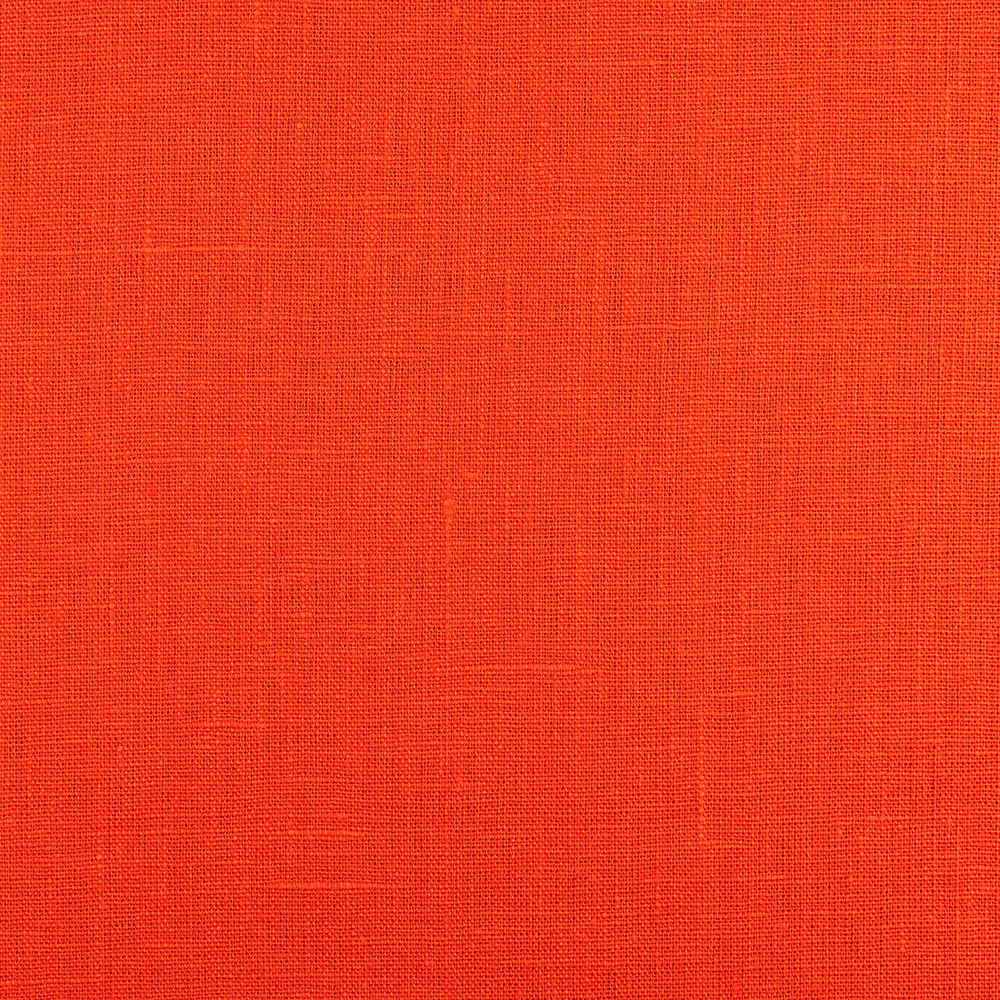 Fabric 4C22 100% Linen fabric CORAL Softened