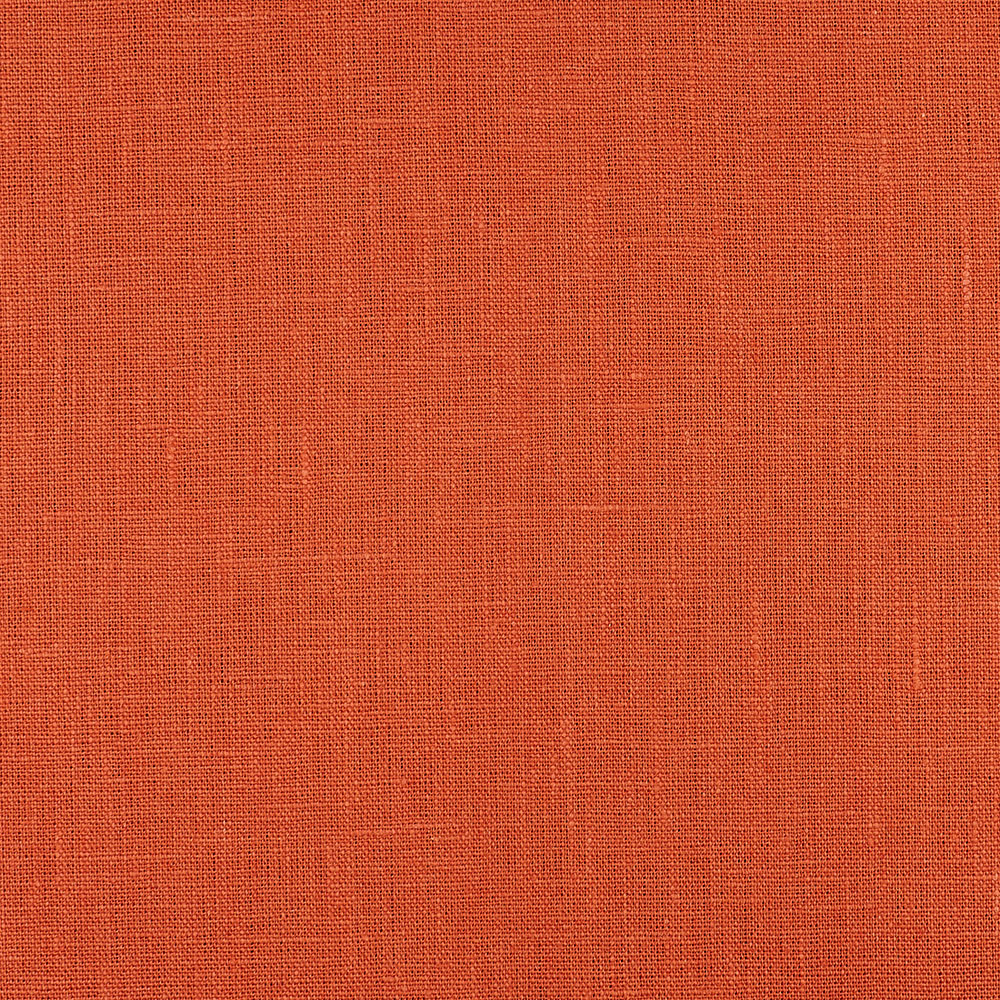 Fabric 4C22 100% Linen fabric MECCA ORANGE Softened