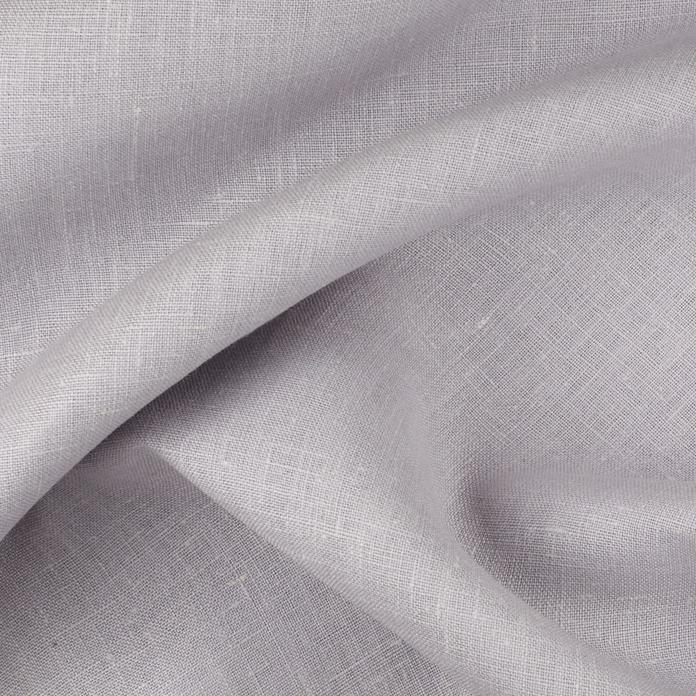 Fabric 4C22 100% Linen fabric SILVER GRAY Softened