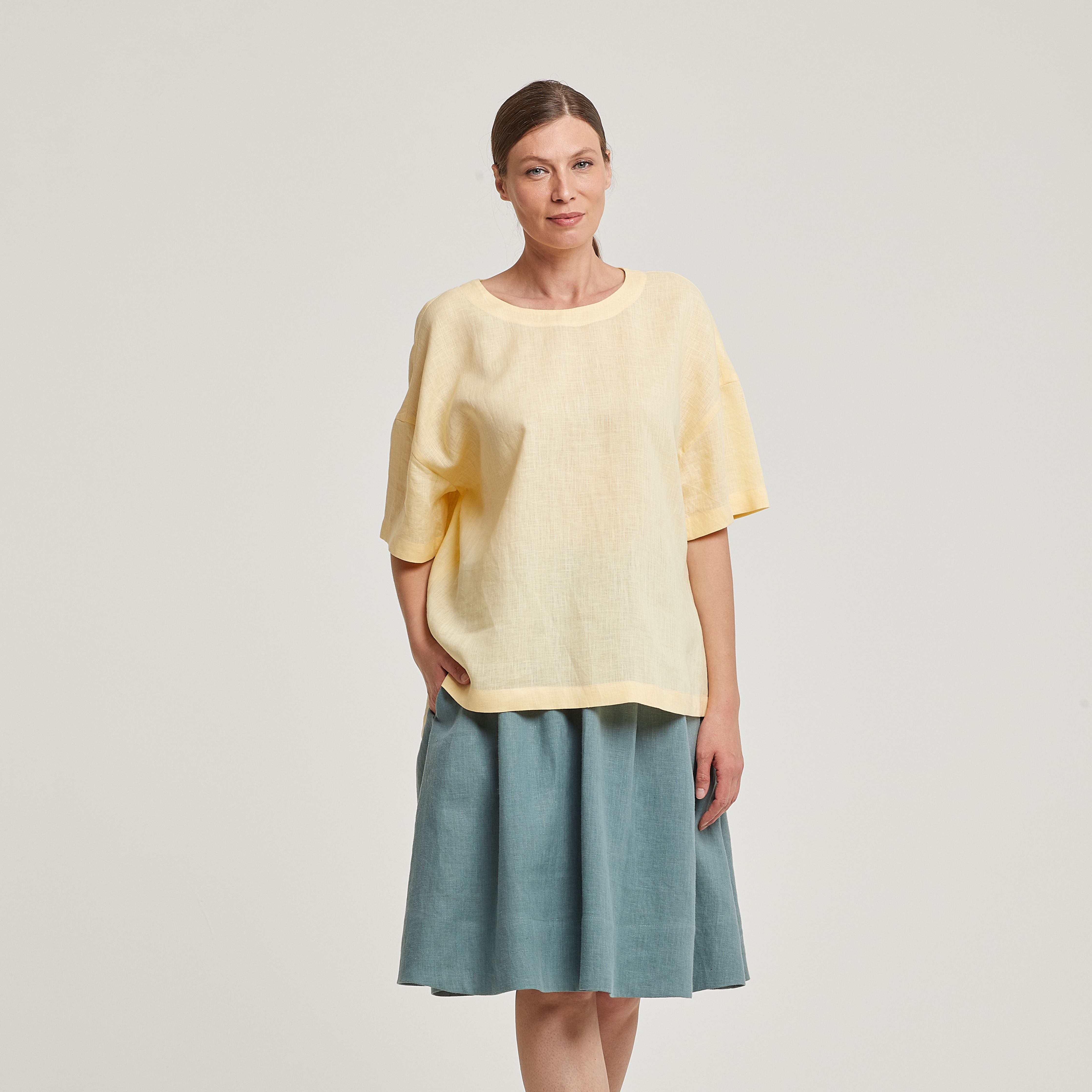 Fabrics-store.com: Aurelia Pattern Collection - Round and V-Neckline Blouses, Type - Premium ...