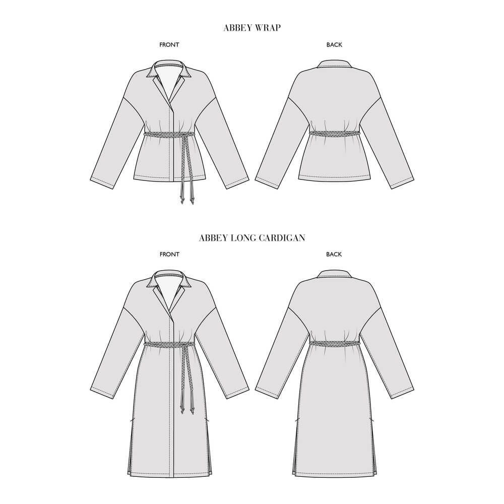 Fabrics-store.com: Abbey — Linen Wraps, Cardigans, Pants, Capris and ...