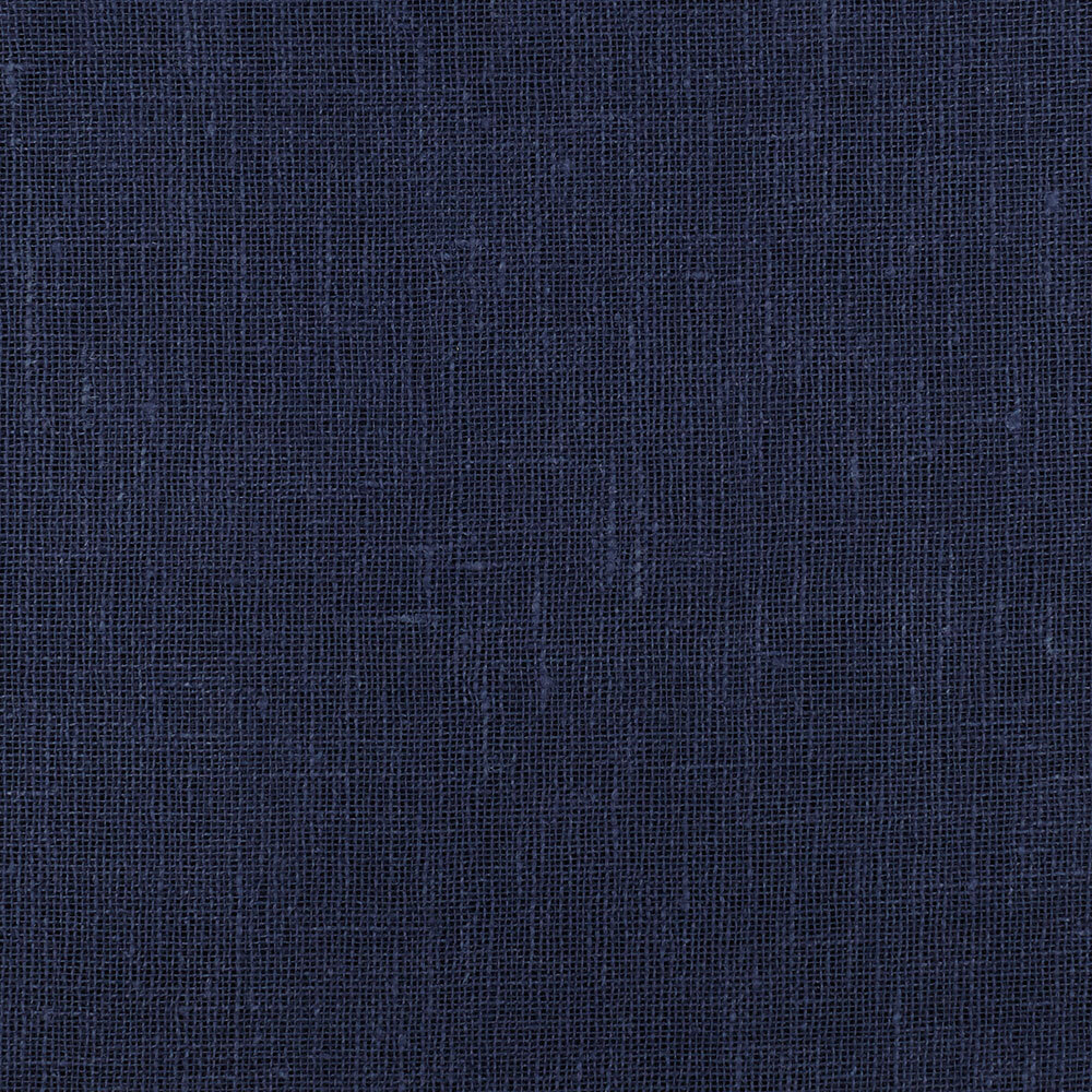 Fabric IL041 Open Weave 100% Linen Fabric Indigo