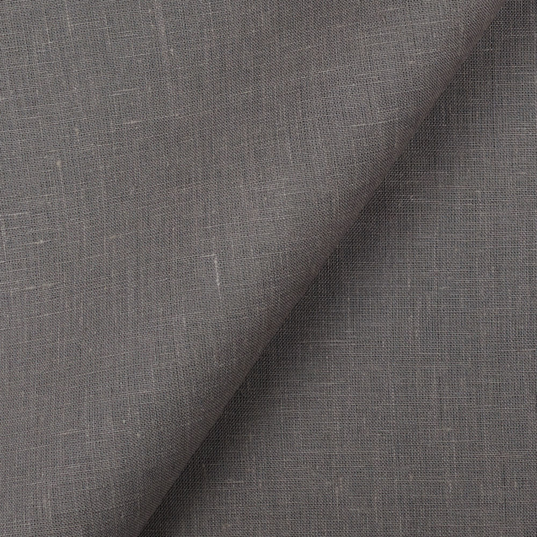 Fabric IL019 100% Linen fabric ASPHALT Softened