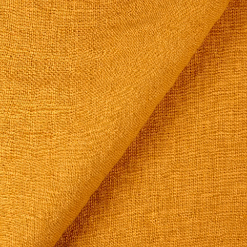 Fabric IL019 100% Linen fabric AUTUMN GOLD FS Signature Finish
