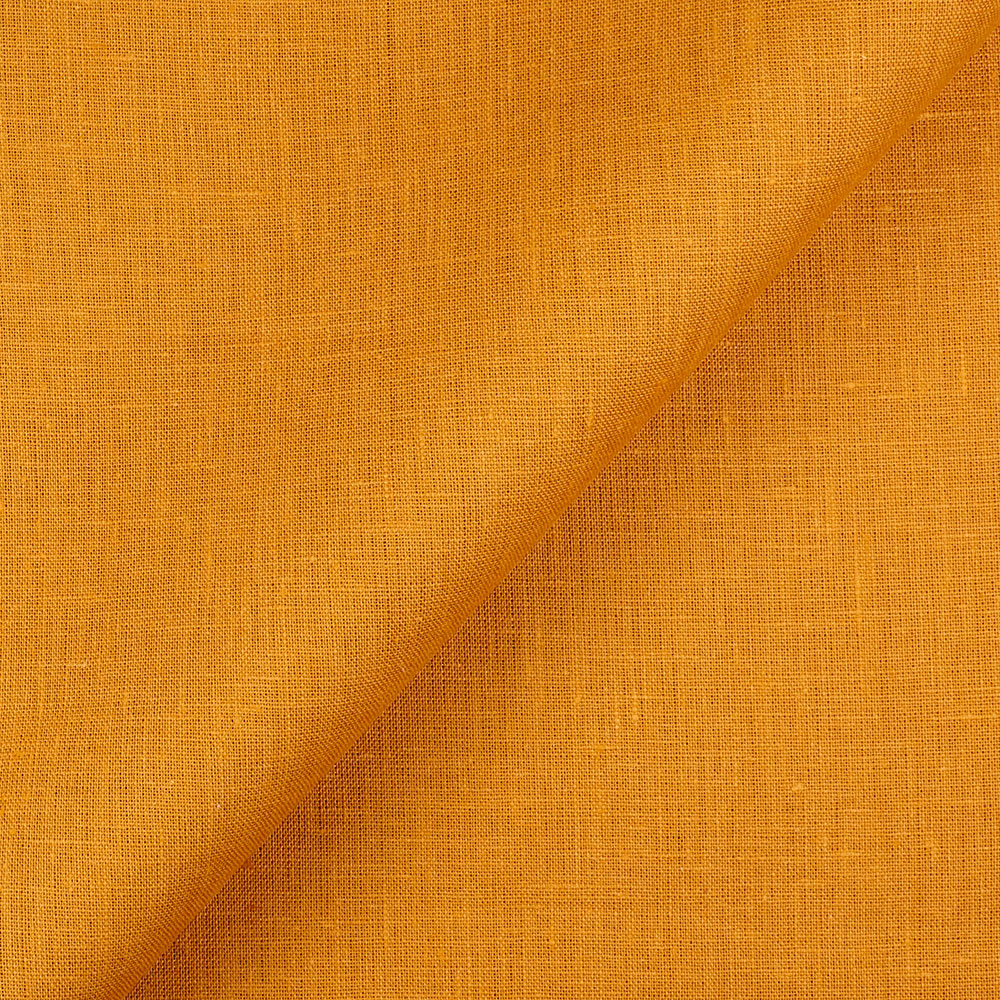 Fabric IL019 100% Linen fabric AUTUMN GOLD Softened