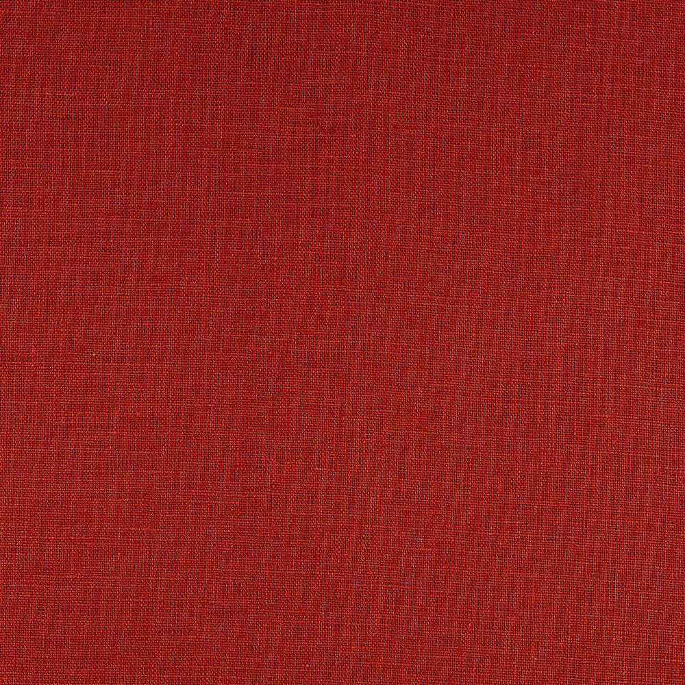 Fabric IL019 100% Linen fabric BARN RED Softened