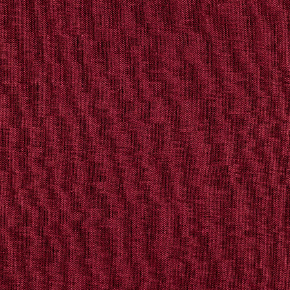 Fabric IL019 100% Linen fabric BEET RED Softened