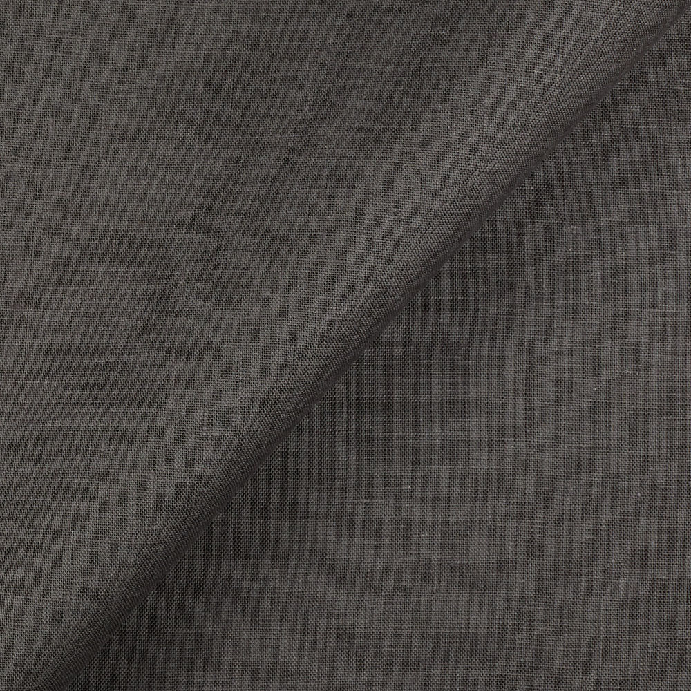 Fabric IL019 100% Linen fabric GRAPHITE Softened