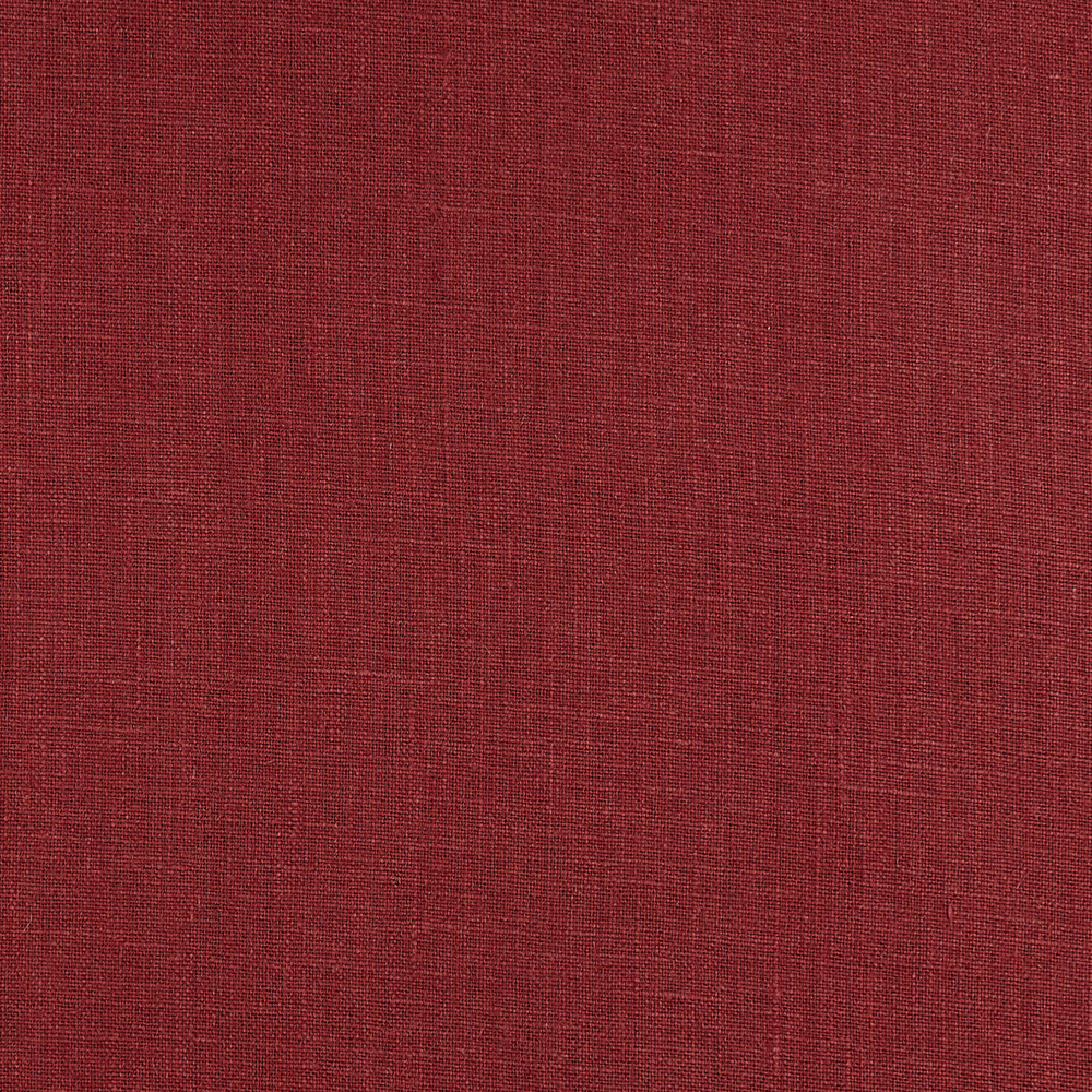 Fabric IL019 All-purpose 100% Linen Fabric Maroon Softened