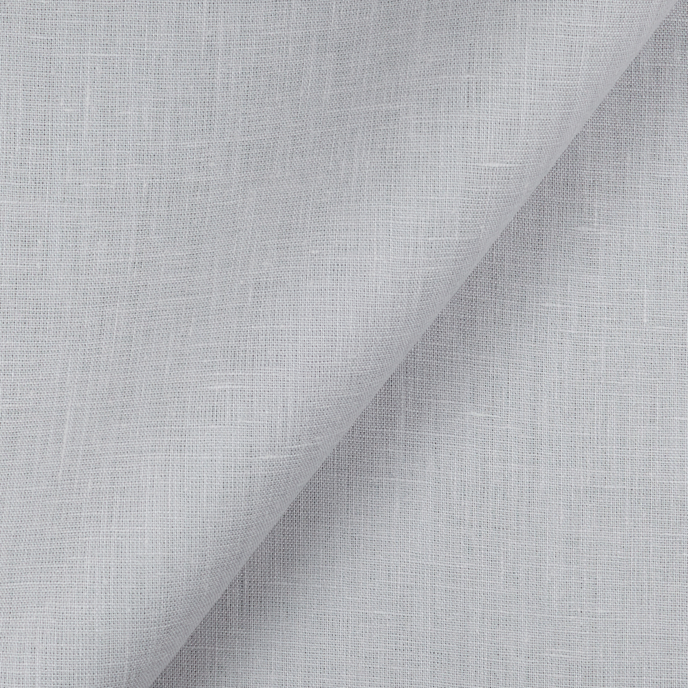 Fabric IL019 100% Linen fabric SILVER Softened