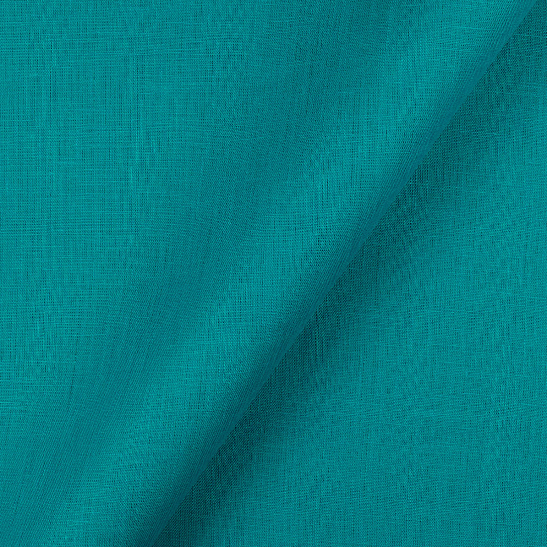 Fabric IL020 100% Linen fabric TILE BLUE Softened