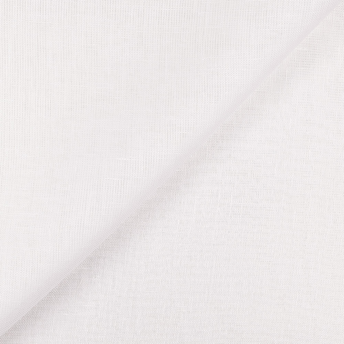 Fabric IL030 100% Linen fabric OPTIC WHITE Softened