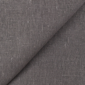 Fabric IL041 100% Linen fabric ASPHALT - Softened