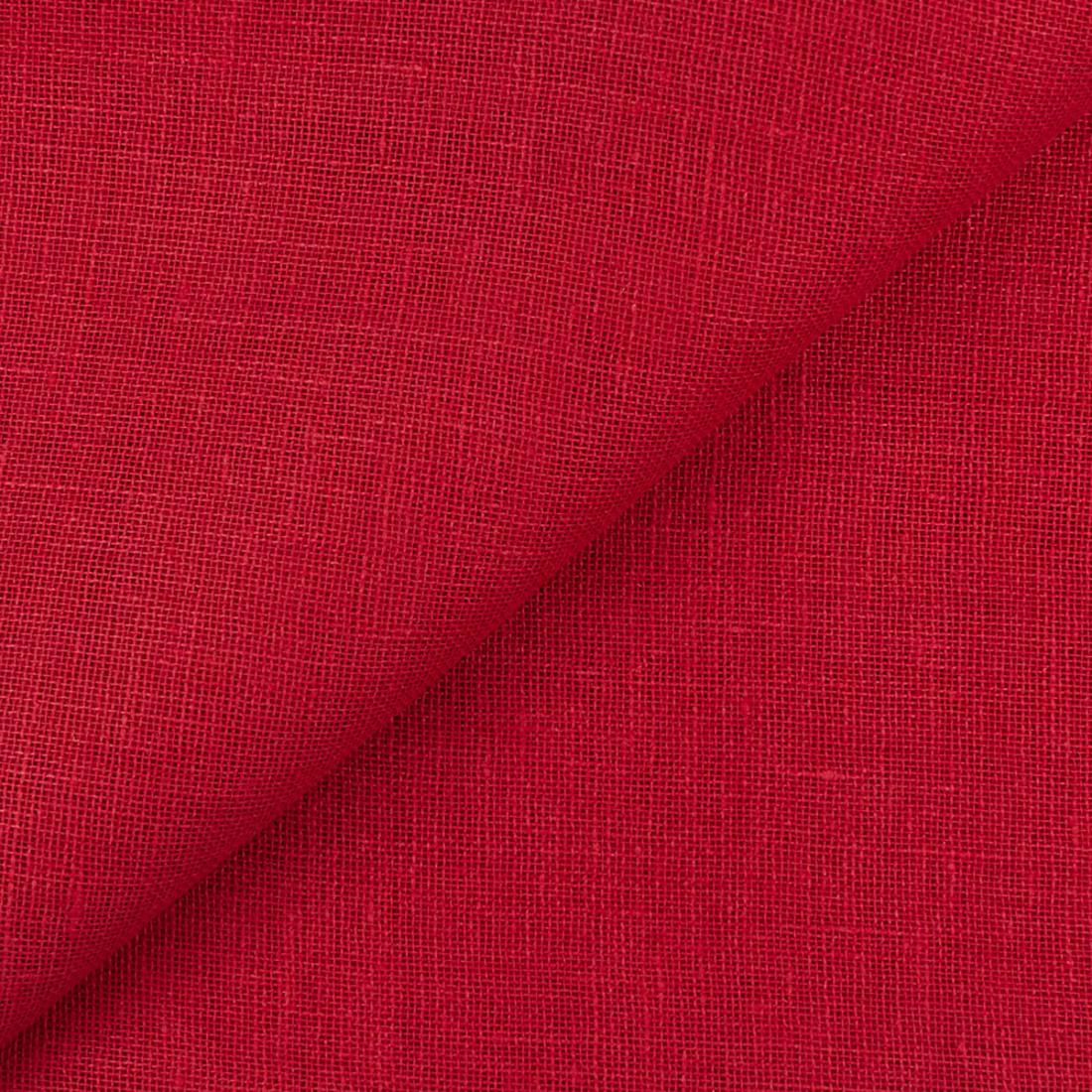 Fabric IL041 Open Weave 100% Linen Fabric Poinsettia Softened