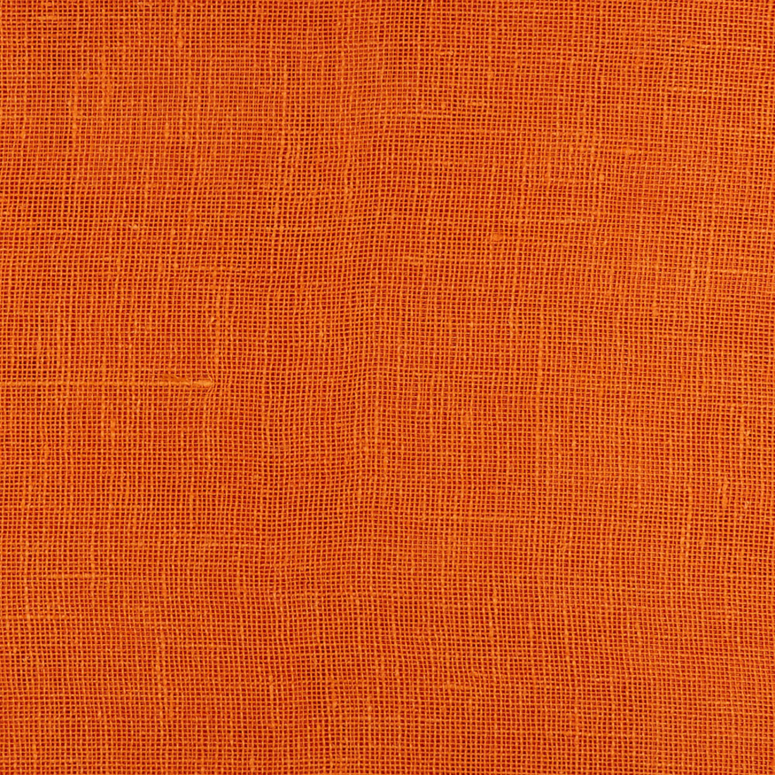 Fabric IL041 Open Weave 100% Linen Fabric Tangerine Softened