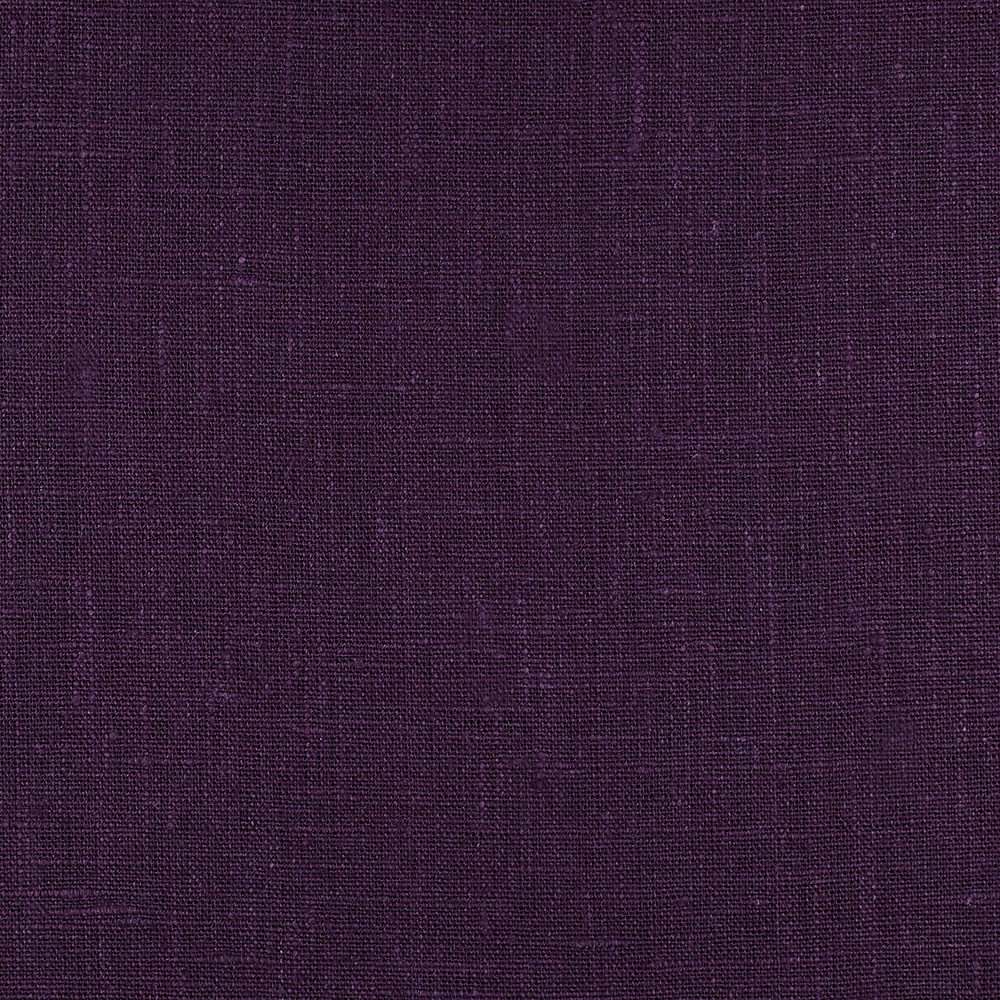 Fabric IL090 100% Linen fabric ROYAL PURPLE Softened