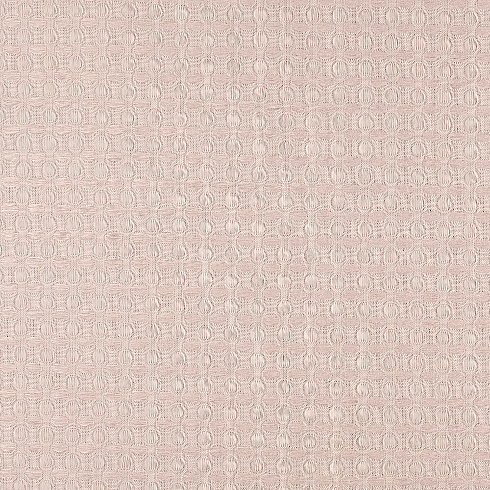Fabric IS010 Waffle 54% Linen / 46% Cotton Fabric Orchid Tint Softened